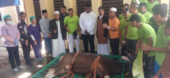 Idul Adha 1446 H, Bupati Mimika Tinjau Penyembelihan Kurban di Timika